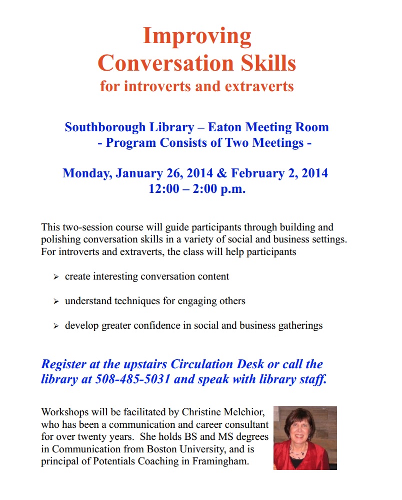 Improve Your Conversation Skills Improve Your Conversation Skills