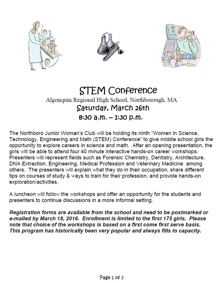 Girls can explore becoming Women in STEM - register for free ASAP - My ...