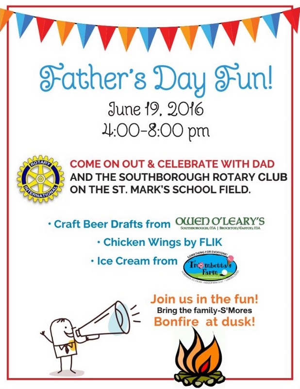 Father's Day Fun to support Rotary scholarships - My Southborough