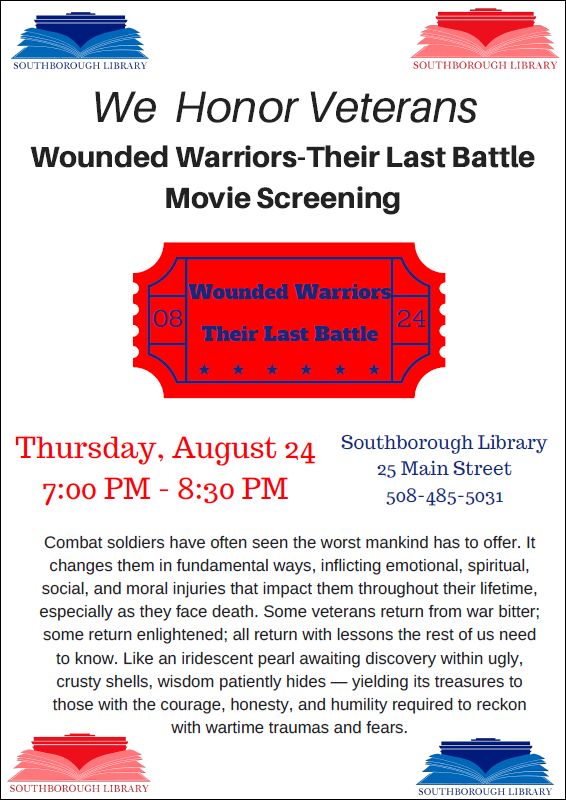 Vet-to-Vet Volunteer Program - June 22nd as part of Library's series ...