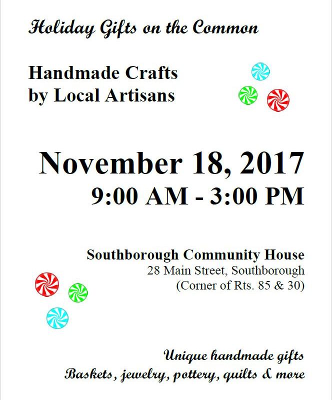 Holiday Gifts on the Common: Handmade crafts and goods by local ...