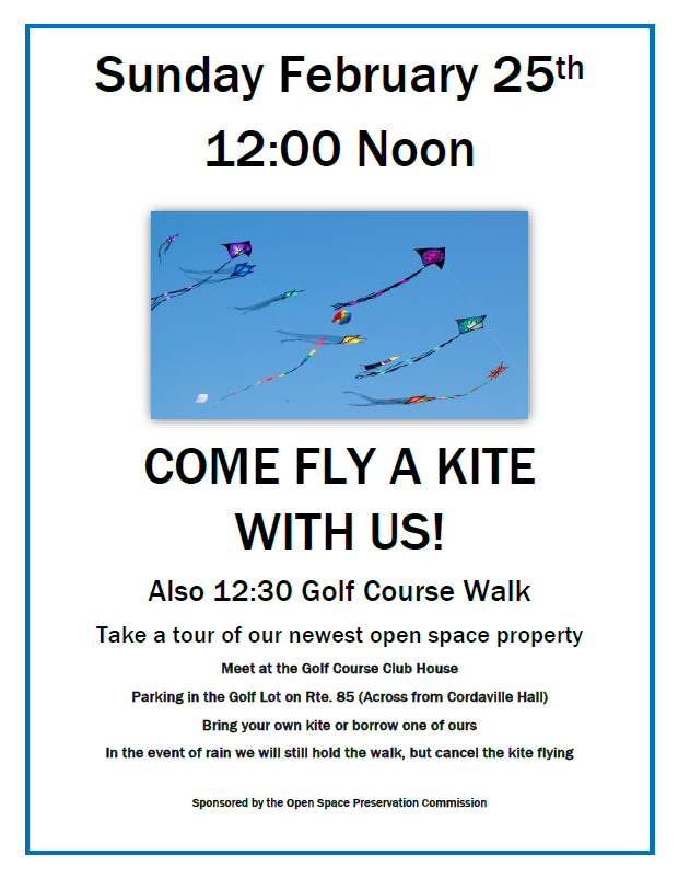 Nature walk (and hopefully kite flying) at the golf course - Sunday ...
