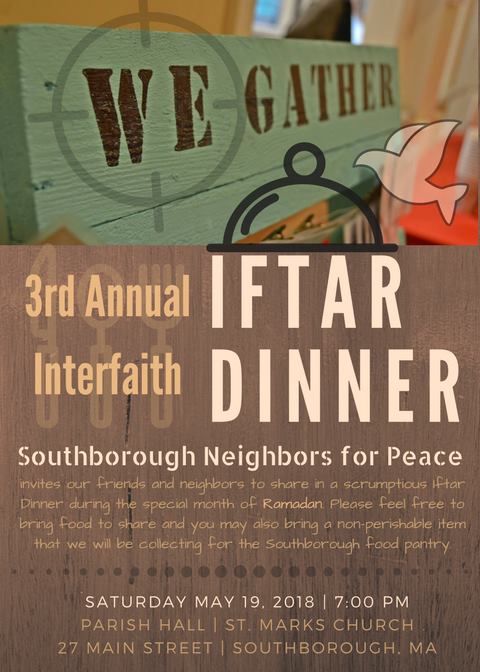 Community dinner - May 19th - My Southborough