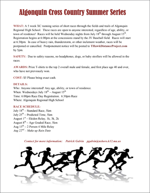 Cross Country evening series for all ages this summer at Algonquin - My ...