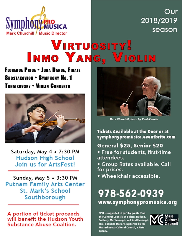 Symphony Pro Musica final concert of season - Sunday - My Southborough