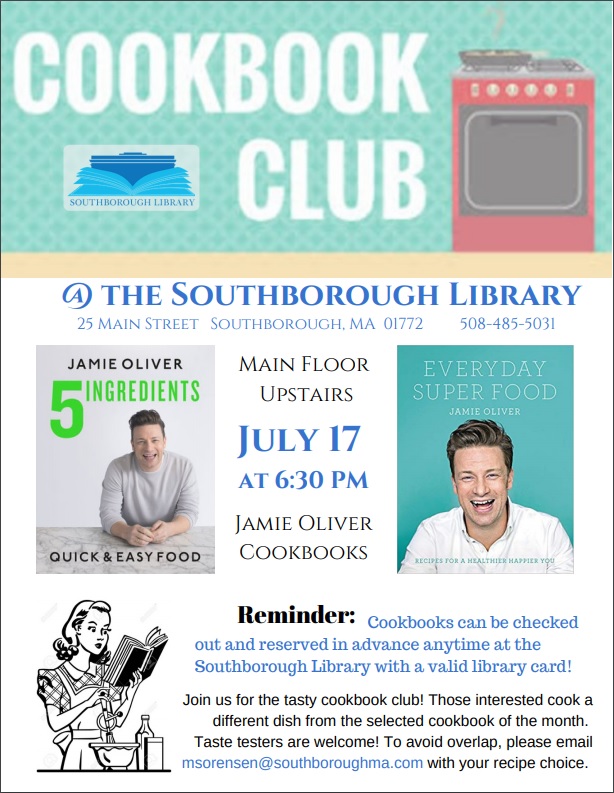 Cookbook Club: Take part in the monthly fun - My Southborough