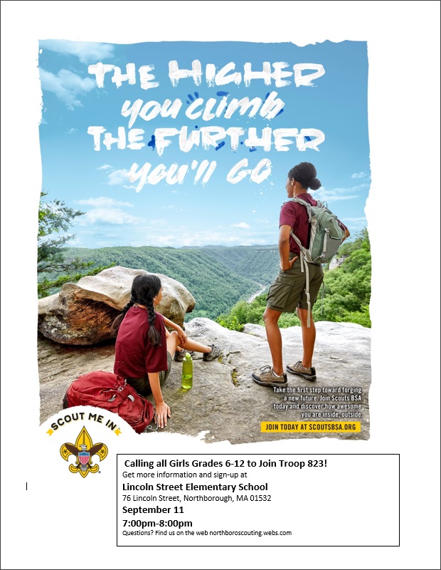 Learn about Northborough-Southborough BSA girl troop - Wednesday - My ...