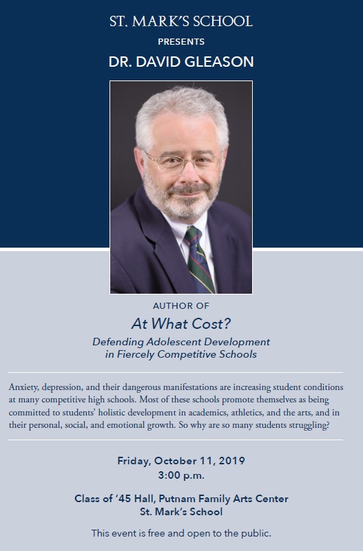 “At What Cost? Defending Adolescent Development in Fiercely Competitive ...