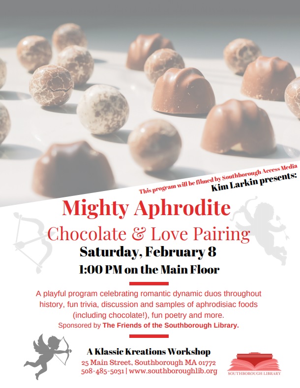 Mighty Aphrodite: Chocolate, aphrodisiacs, and romance - February 8th ...