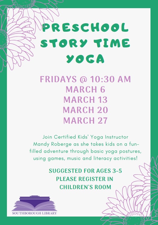 Preschool Story Time Yoga - My Southborough