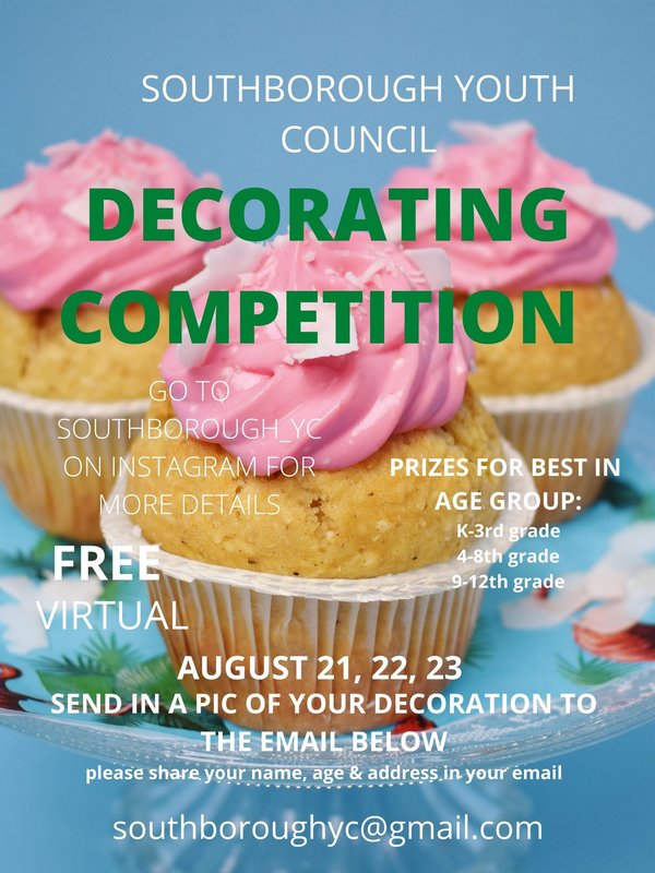Baked goods Decorating Contest for K-12 - My Southborough