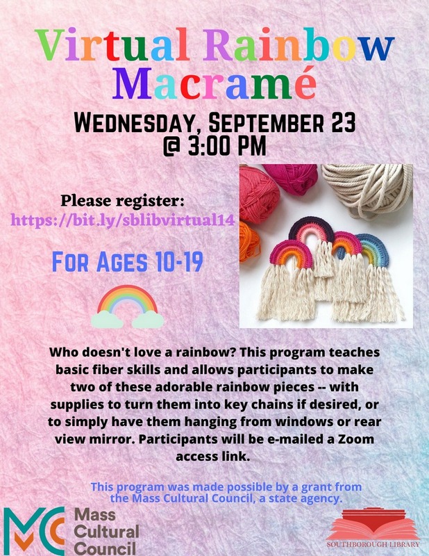 Virtual Crafternoons: Suncatchers and "Rainbows" - My Southborough