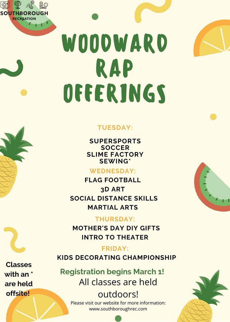 Spring RAP: Outdoor (mostly) classes in May - My Southborough