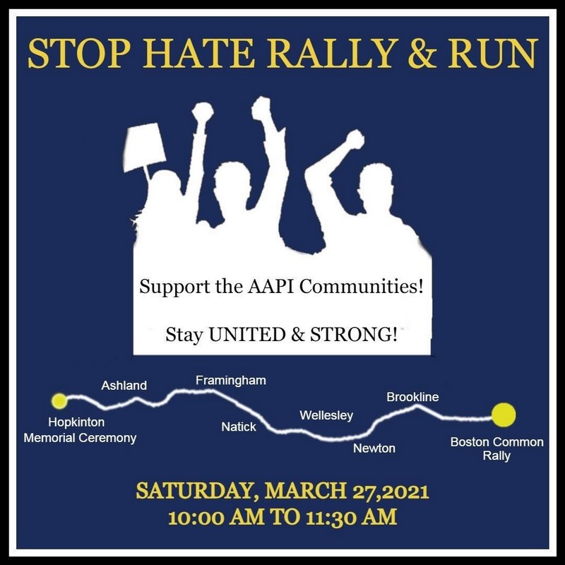 Residents help organize a special Rally & Run to support AAPI community ...