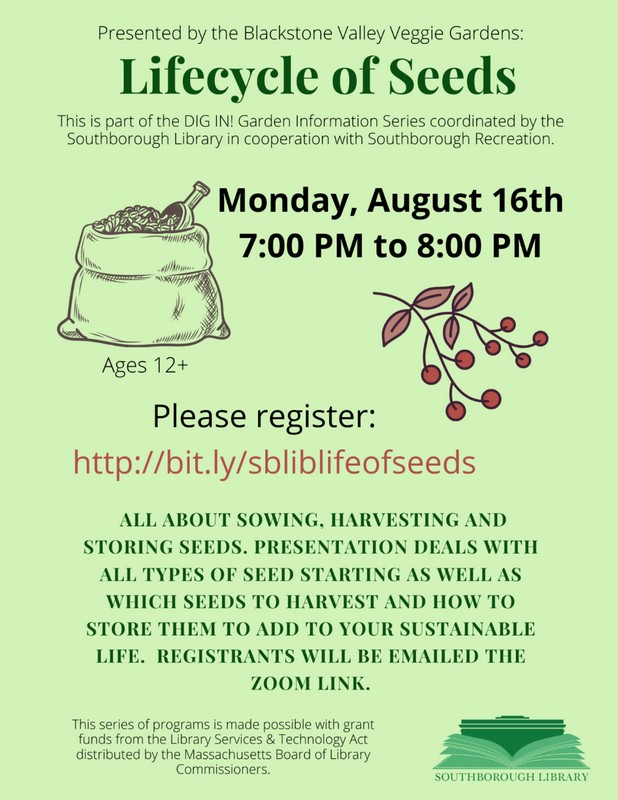 Library Gardening news: Lifecycle of Seeds, next steps in Seed Exchange ...