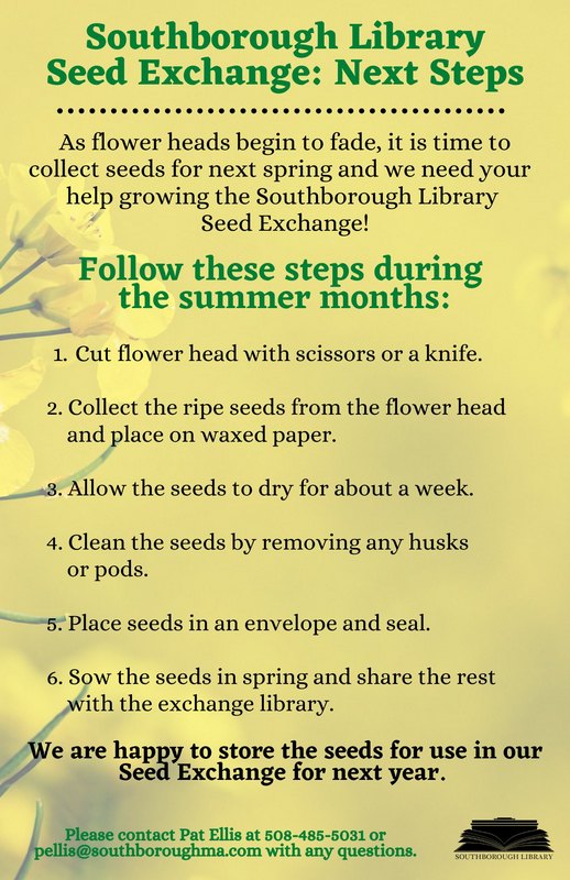 Library Gardening news: Lifecycle of Seeds, next steps in Seed Exchange ...