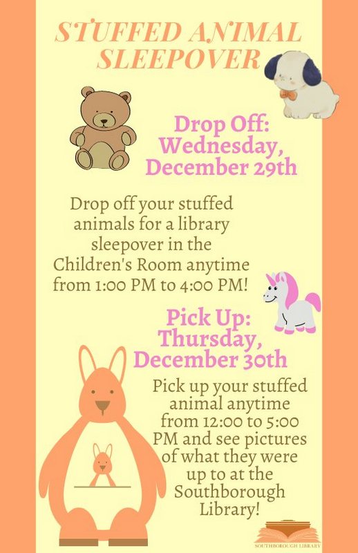 Library Fun over Break: Crafts, a Stuffed Animal Sleepover, and a ...