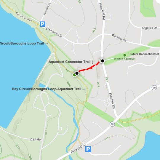 Pine Hill connection to Aquaduct Trail - My Southborough