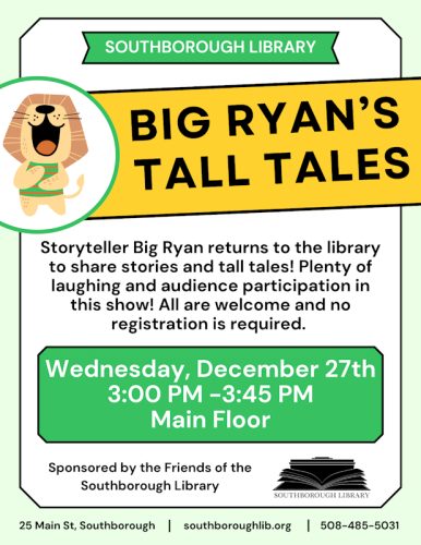 Big Ryan's Tall Tales at the Library - My Southborough