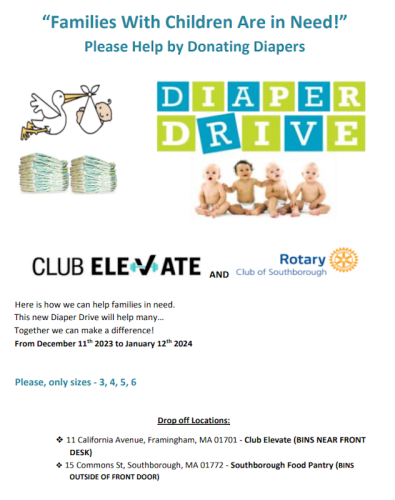 Diaper Drive - My Southborough