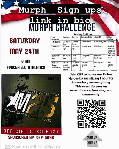 ARHS student group hosts "Murph Challenge" — Saturday - My Southborough