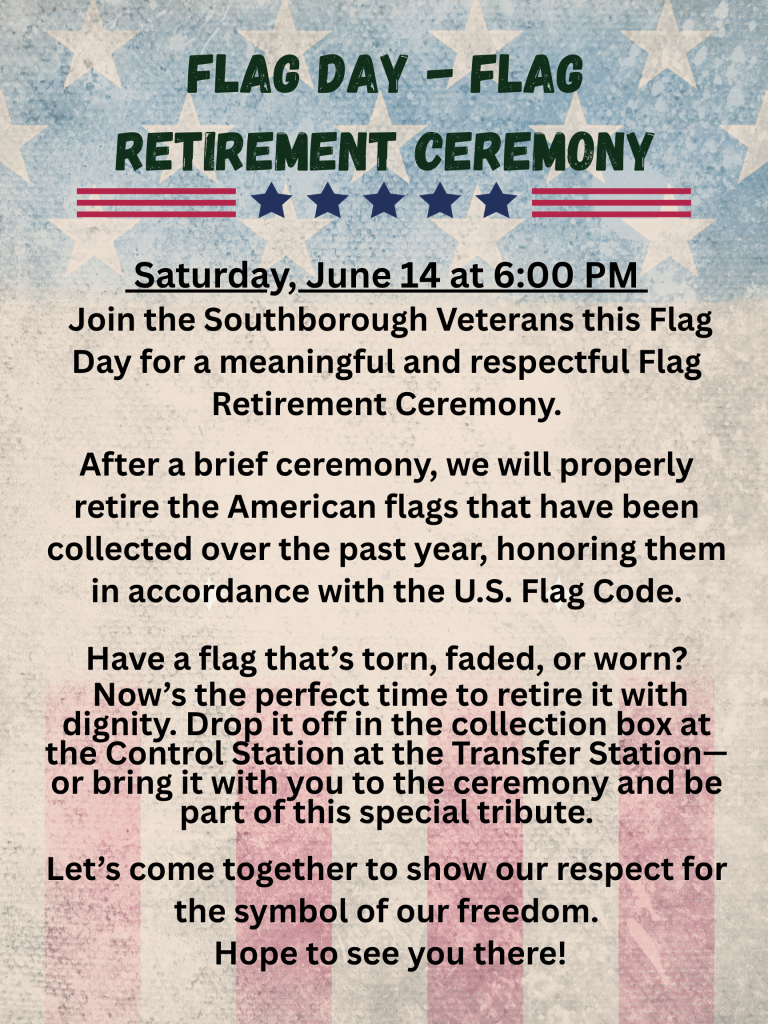 Retire your old flags respectfully - My Southborough
