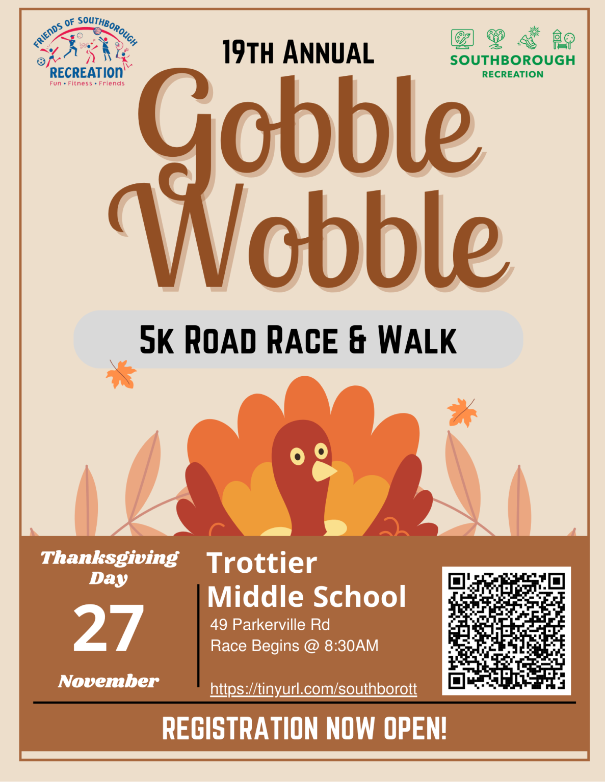 Sign up to Run/Walk or Help at the Gobble Wobble (Updated) - My ...