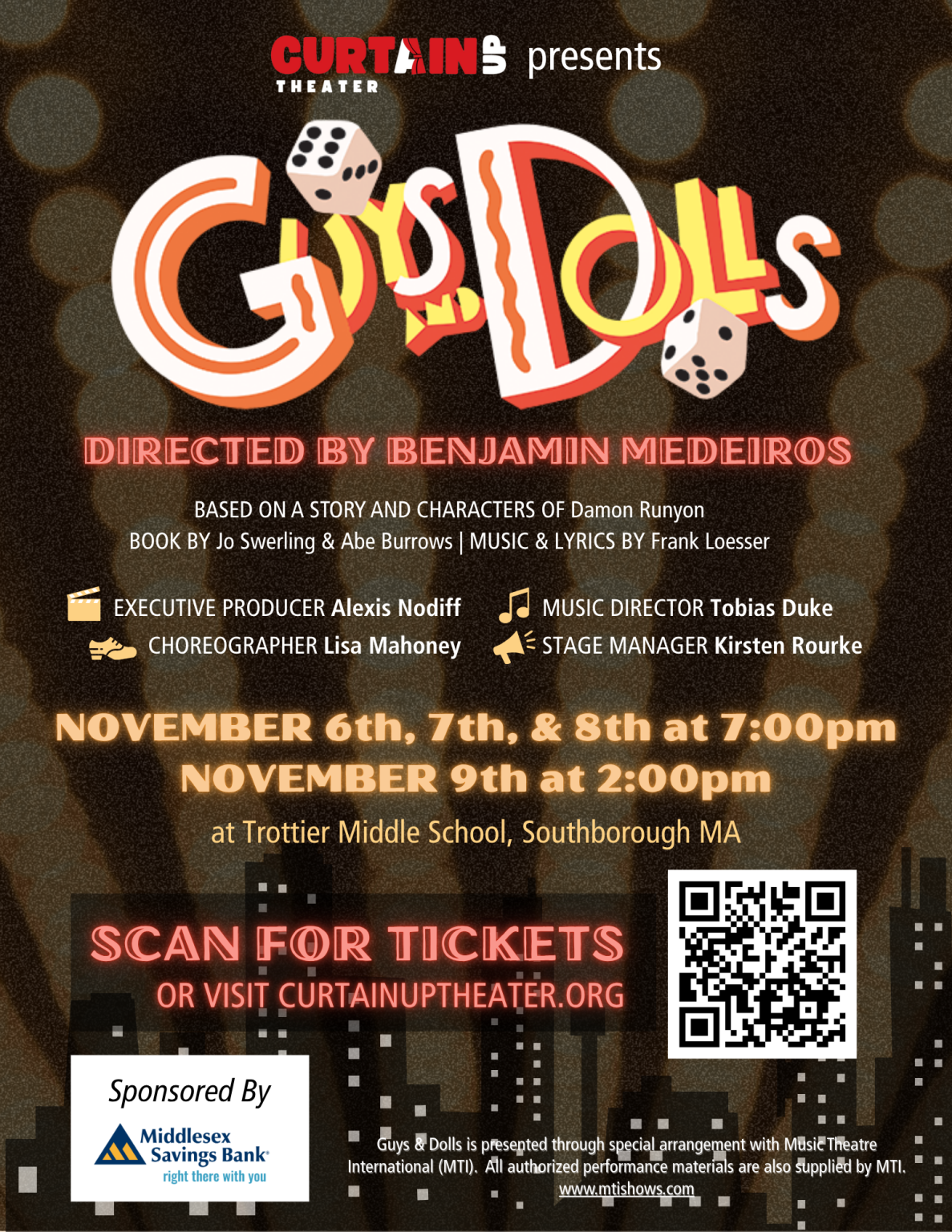 Guys & Dolls next week - My Southborough